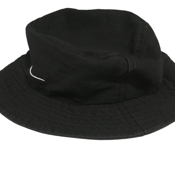 Accessories | Bucket Ocean Wave Hat Black Embroidered New | Poshmark
